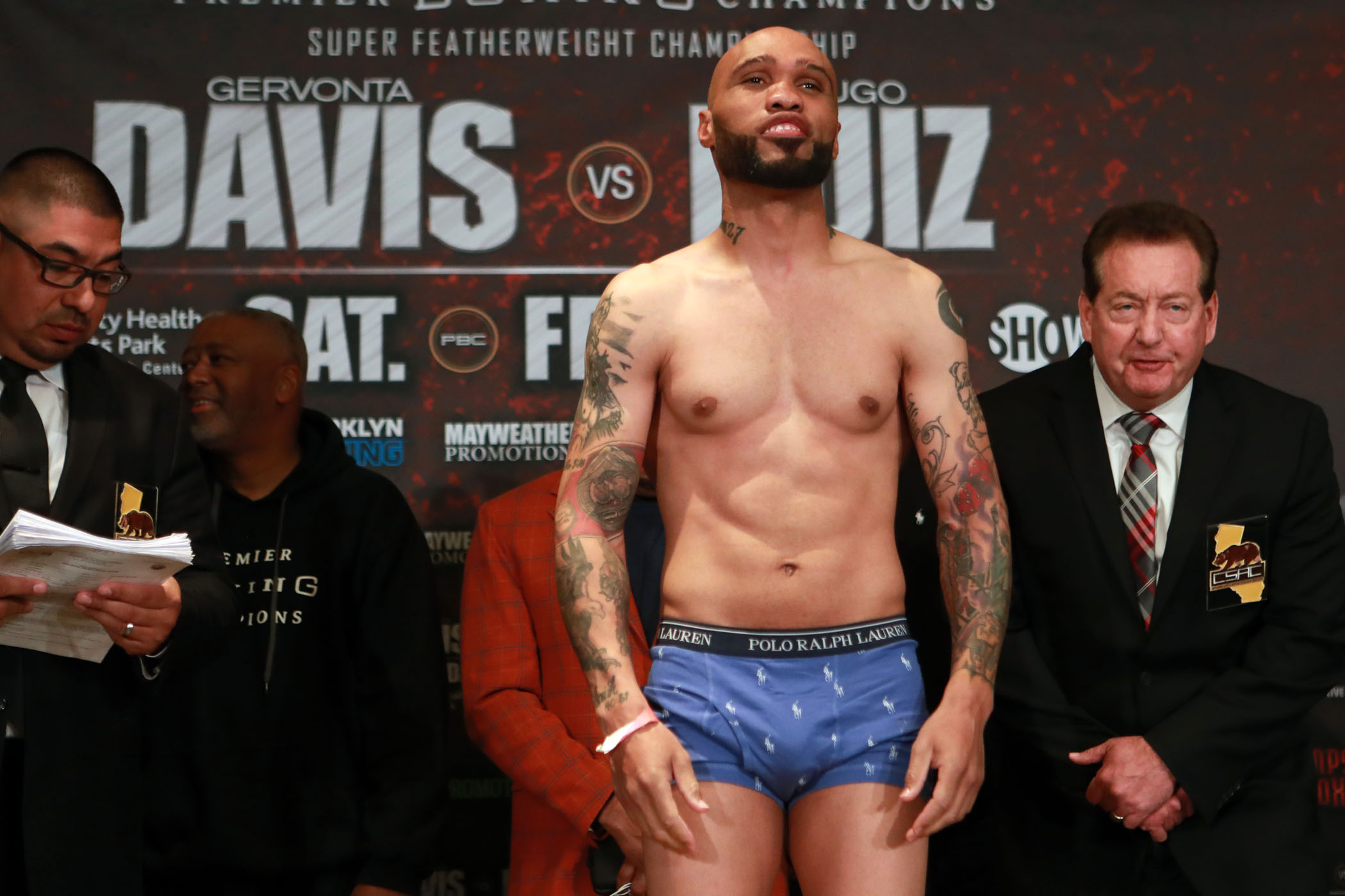 Official Weights & Photos For Tomorrow Night’s SHOWTIME CHAMPIONSHIP ...
